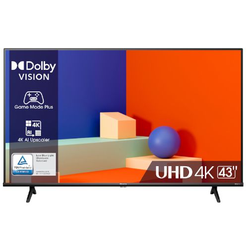 טלוויזיה חכמה ''43 4K UHD מבית HISENSE הייסנס דגם 43A6K | X-PRESS