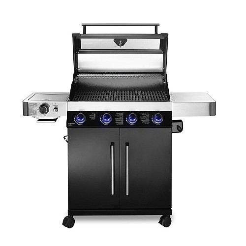 גריל גז משולב פחמים + כירה מבית GRILLSTREAM גרילסטרים דגם GS- GOURMET ...