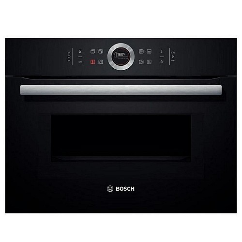 תנור אפיה בנוי משולב מיקרוגל 45 גובה מבית BOSCH בוש דגם CMG633BB1 | X-PRESS