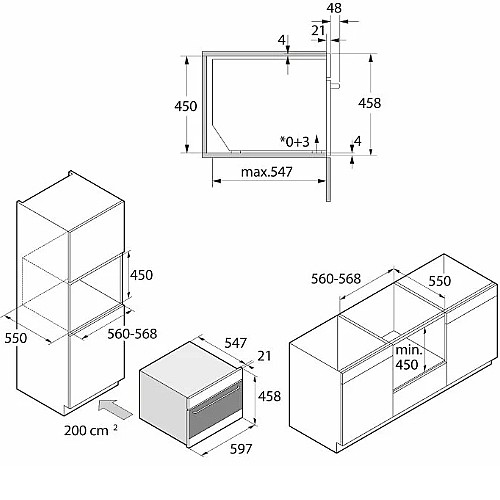 תנור משולב מיקרוגל גובה 45 ס''מ מבית ASKO אסקו דגם OCM8487A CRAFT | X-PRESS