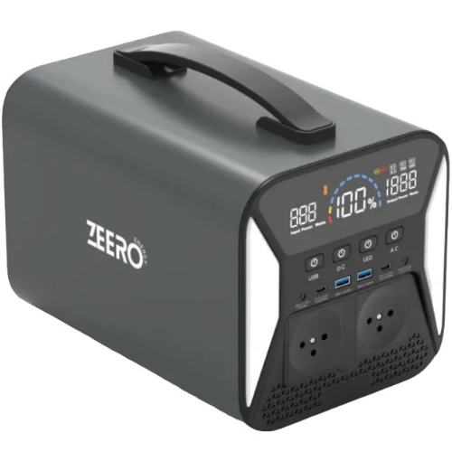 תחנת כוח ניידת דור 2 SILENT מבית ZEERO זירו דגם PS-1000 | X-PRESS