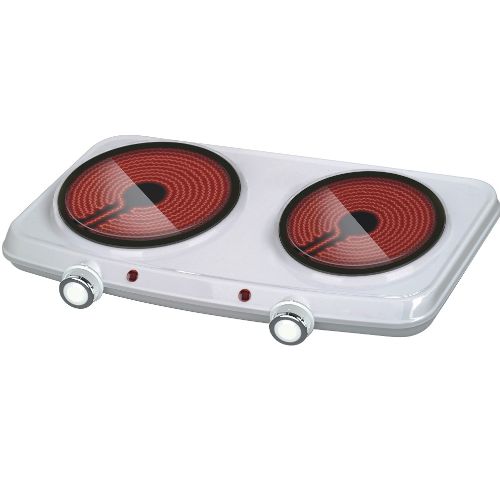 כירה חשמלית קרמית כפולה על השיש TOPSON טופסון דגם TP-204C | X-PRESS