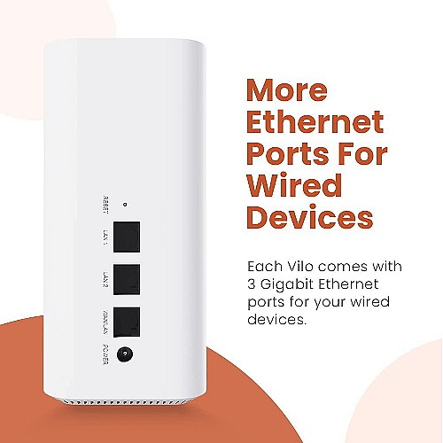 מערכת WIFI מגדילה טווח מבית VILO וילו דגם VILO MESH WI-FI SYSTEM ...